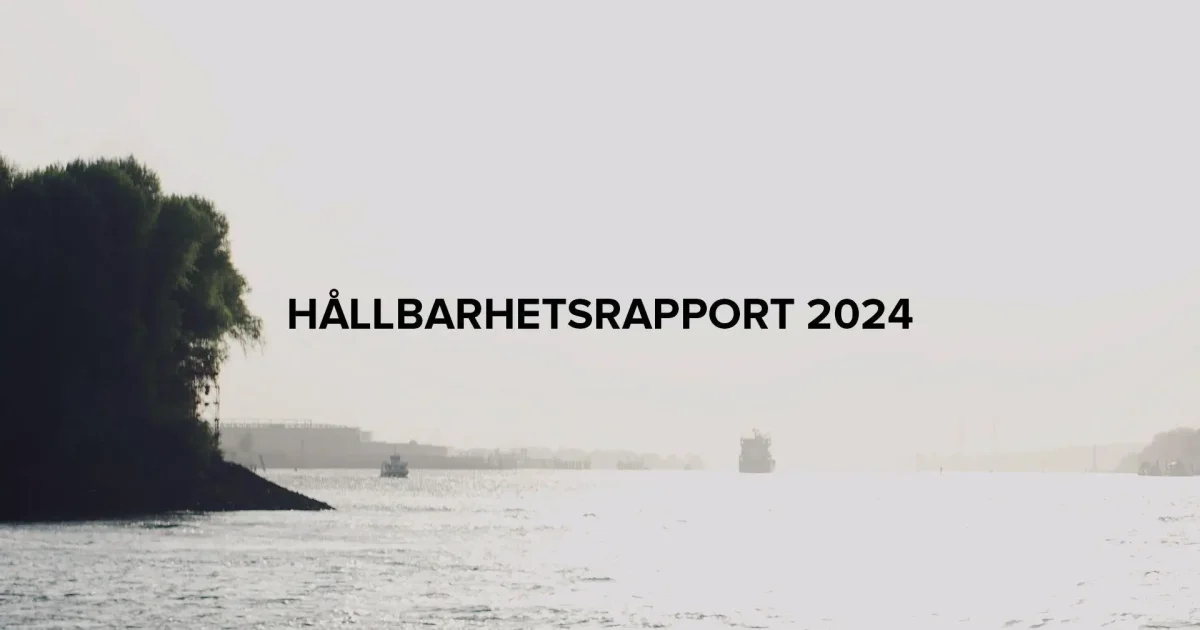 Vi har gjort vår första hållbarhetsrapport – nu vill vi hjälpa dig att ...